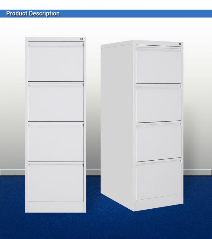 Perabot Kantor Morden Murah 4 Laci Penyimpanan Lemari Arsip Logam